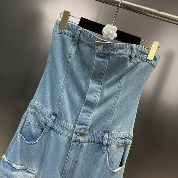 Pants & Jumpsuits | Jeans All In One Jumpsuit | Poshmark